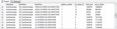 Stairway To Columnstore Indexes Level 4 Catalog Views Sqlservercentral