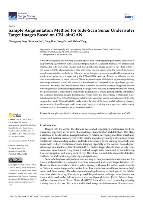 Pdf Sample Augmentation Method For Side Scan Sonar Underwater Target
