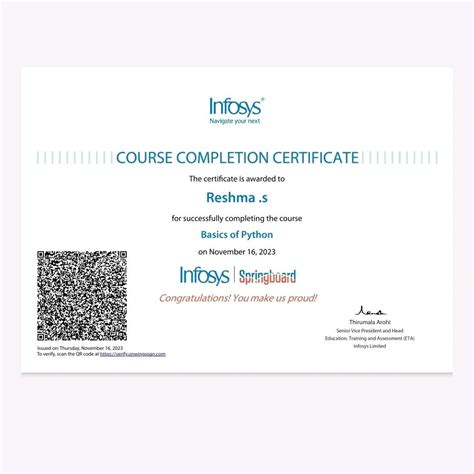 Reshma S On Linkedin Thrilled To Announce That Ive Completed The