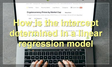 The Intercept In A Linear Regression Model