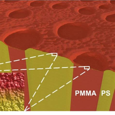 Schematic Illustration Of The Proposed Ps Pmma Blend Structure Based On