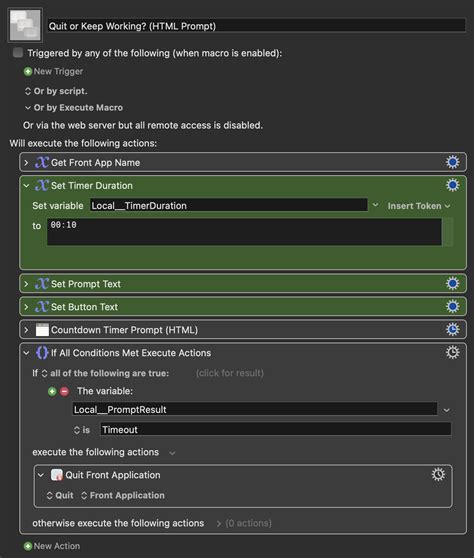 dialog with timeout questions and suggestions keyboard maestro discourse