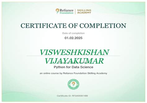 pythonfordatascience reliancefoundation datascience machinelearning