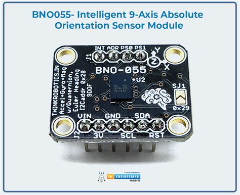 Bno055 Intelligent 9 Axis Absolute Orientation Sensor Module The