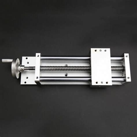 Manual Cross Sliding Table 200MM Linear Rail Slide Stage Actuator Table CNC Mill Walmart Com