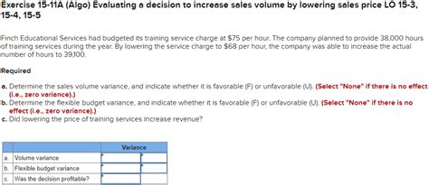 solved exercise 15 11a algo evaluating a decision to