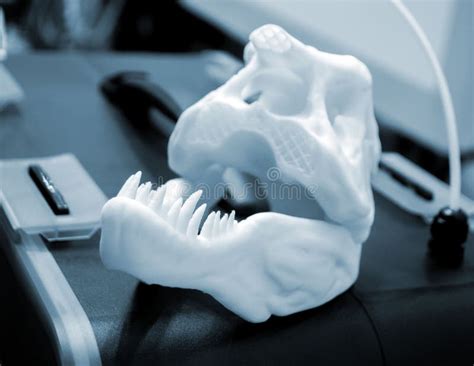 Art Object Printed On 3d Printer Model Printed On 3d Printer From Melted Plastic Stock Image