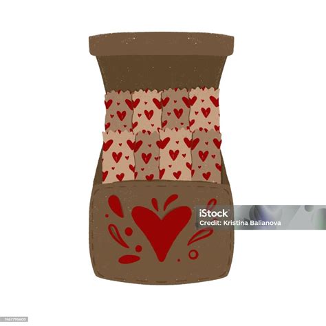 Kotak Dengan Tampon Menstruasi Kebersihan Wanita Ilustrasi Stok Unduh