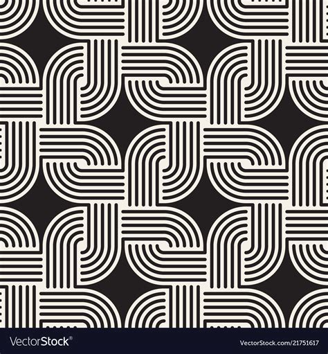 Seamless Subtle Lattice Pattern Modern Stylish Vector Image