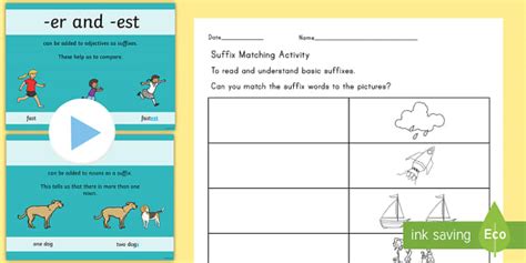 Adding Suffixes Teaching Resource Pack Twinkl