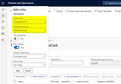 Dyn365 Fando How To Create Fixed Width Text File With Data Management