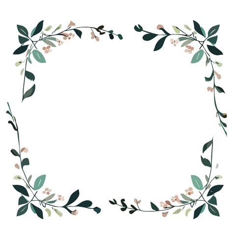 Leaf Border Clipart Transpa Background