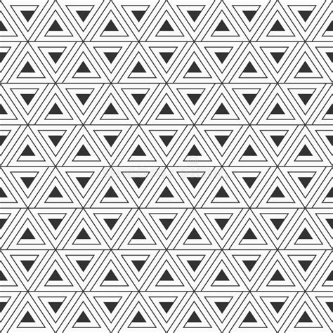 Abstract Seamless Triangles Pattern Repeating Geometric Tiles Vector
