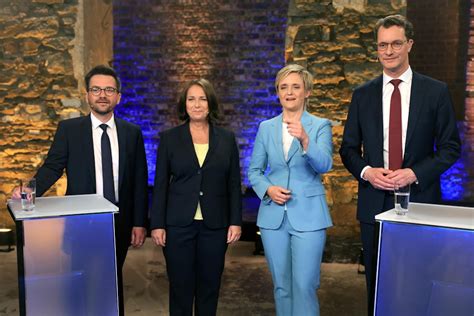 Wdr Wahlarena Duell Zwischen Wüst Und Kutschaty Ohne Große Höhepunkte
