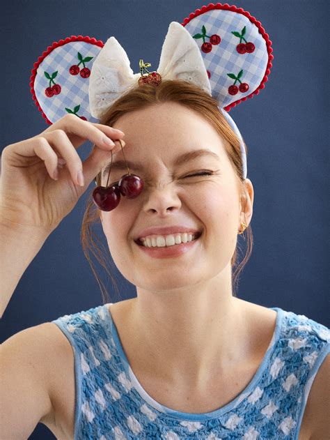 Disney Minnie Mouse Cherry Ears Headband Minnie Mouse Cherry Ears Disney Ears Headband