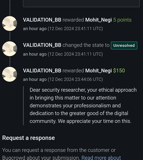 Mohit Negi On Linkedin Bugbounty Cybersecurity Ethicalhacking Bugcrowd Reward Hof… 22