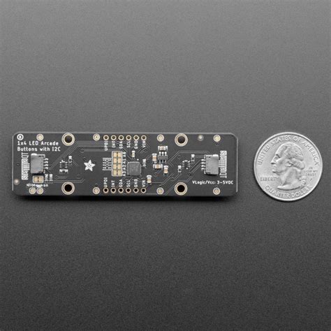 Adafruit Led Arcade Button 1x4 Stemma Qt I2c Breakout Stemma Qt