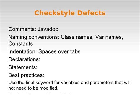 Checkstyle