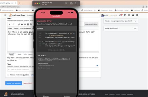 Payment Gateway React Native Ios Getting Error Cannot Read Property Startloadwithresult Of