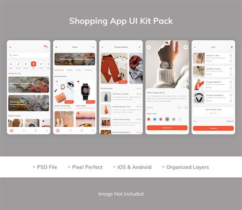 Premium Psd Furniture Shop App Ui Kit