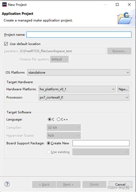Freertos学习笔记【1】—— Hello World实现xilinx Freertos Csdn博客