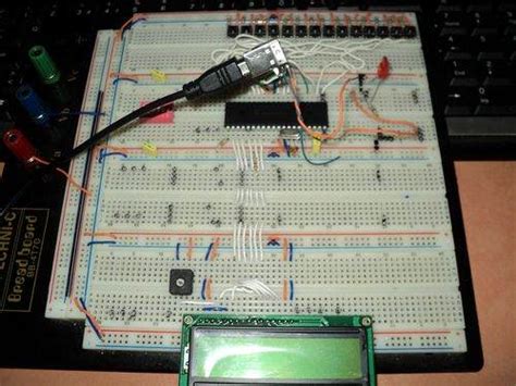 Pic18f4550 Usb Keyboard Buttons Lcd Electronics Projects Circuits