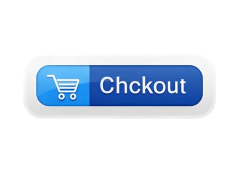 Modern Online Payment Checkout Button With Bold Text And Shopping Cart Perfect For Digital