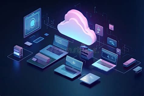Cloud Computing Concept Stock Image Image Of Database 277789089