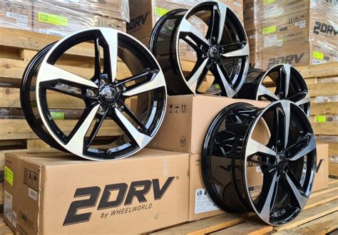 19 Zoll 2drv Wheelworld 5x112 Alufelgen Schwarz Poliert Für Mercedes C