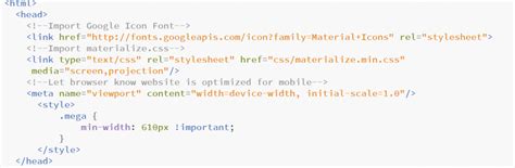 Mega Menu For Materialize Css Framework Ampersand Tutorials