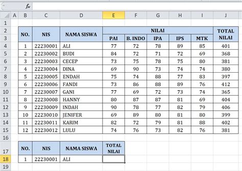 Contoh Dan Penjelasan Rumus Vlookup Hlookup Dan Lookup Depot Excel