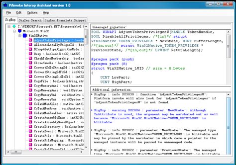 使用signature Tool自动生成pinvoke调用windows Api的c函数声明donjuan的专栏 Csdn博客