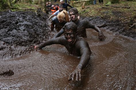 Runners Trawl Up To Their Necks In Mud For 10k Muddy Trials Daily