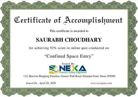 Saurabh Choudhary ♻️ On Linkedin Test Yourself For Confined Space Entry Link