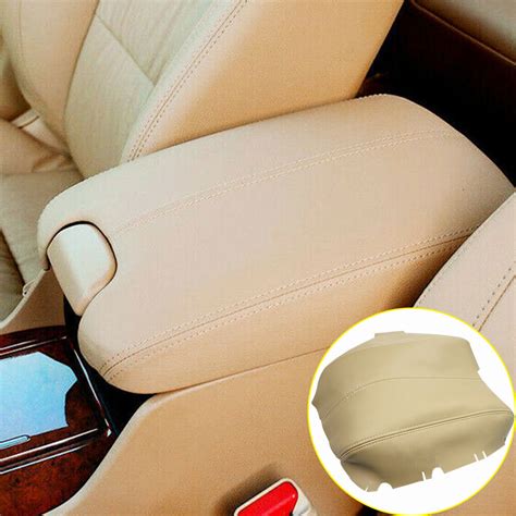 Fits 2008 2012 Honda Accord Leather Center Console Lid Armrest Cover