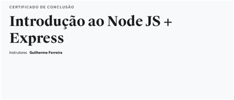 Curso Introdução Ao Nodejs Express Éverton Bueno Lima