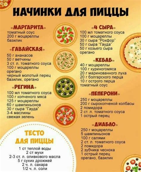 НАЧИНКА ДЛЯ ПИЦЦЫ | Рецепты пиццы, Рецепты еды, Кулинария