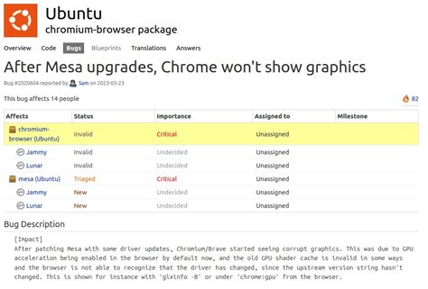Ubuntu 22 04 その361 Chromium系のブラウザーで描画がおかしくなる不具合 kledgeb