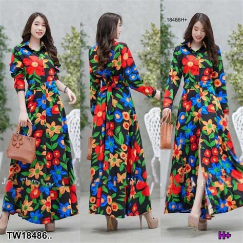 แต่งตัวไป ชุดกระโปรงยาว ชุดเดรสยาว ชุดแซกยาว แฟชั่นมาใหม่ Facebook