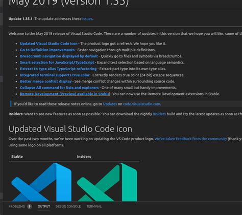 Inside VScode In Release Notes Middle Clicking Links Opens Broken Link In Browser Issue