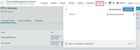 Configure SSL VPN Authentication Through FTD ISE DUO And Active Directory Cisco
