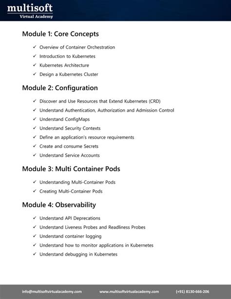 Certified Kubernetes Application Developer Ckad Online Training Certification Pdf