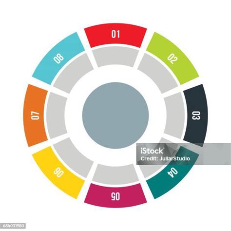 Ikon Bagan Bulat Gaya Datar Ilustrasi Stok Unduh Gambar Sekarang