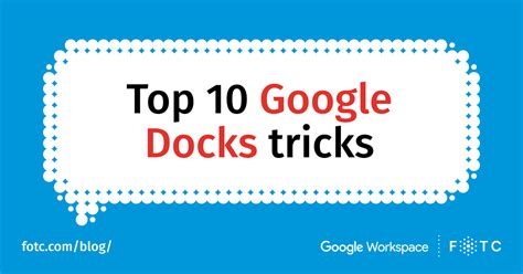 Top Tricks In Google Docs To Speed Up Your Daily Writing Tasks FOTC