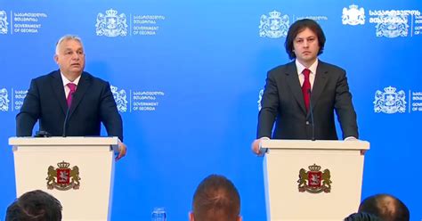 ვიქტორ ორბანი არჩევნებზე ქართველმა ხალხმა მშვიდობაზე გააკეთა არჩევანი