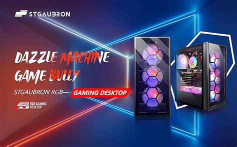 Amazon Com STGAubron Gaming PC Desktop Intel Core I Up To GHz GeForce RTX G GDDR