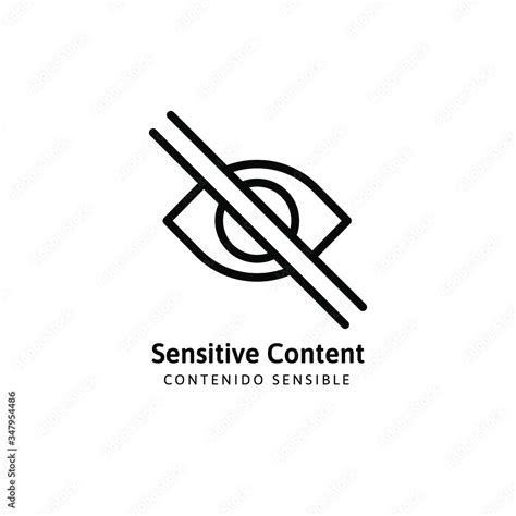 Sensitive Photo Content Explicit Video Content Inappropriate Content Internet Safety Concept
