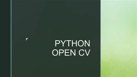 Python Ooooooooooppppppeeeeeeeen Cvpptx