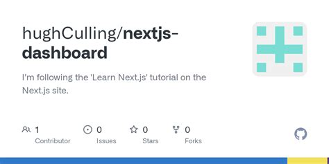Github Hughcullingnextjs Dashboard Im Following The Learn Nextjs