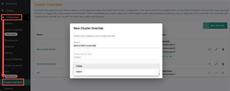 Cluster Blueprints Workflow For Cluster Overrides Rafay Product Documentation